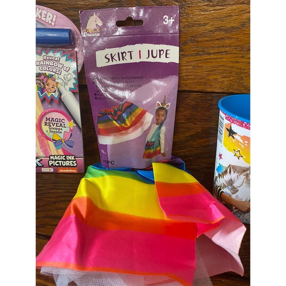 Handmade | Toys | Jojo Siwa Gift Basket Fillers Bows Rainbow Skirt ...